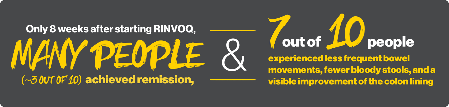 RINVOQ® (upadacitinib) Results for Ulcerative Colitis (UC)